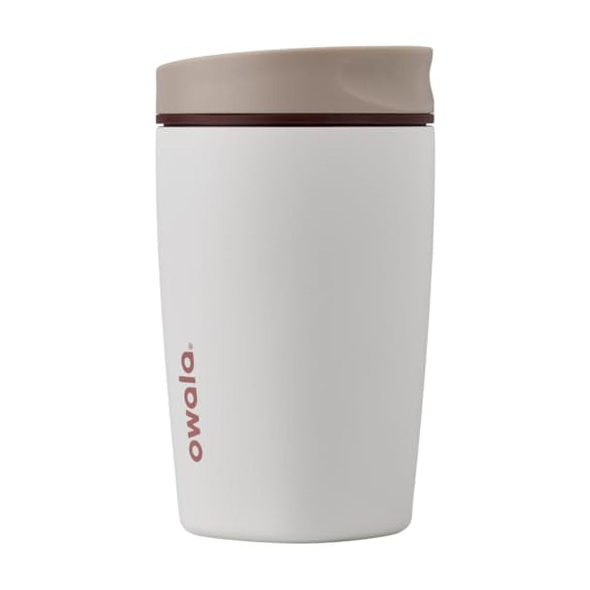 Vaso de café Owala SmoothSip Slider, aislante, 360 ml, color marrón y ...