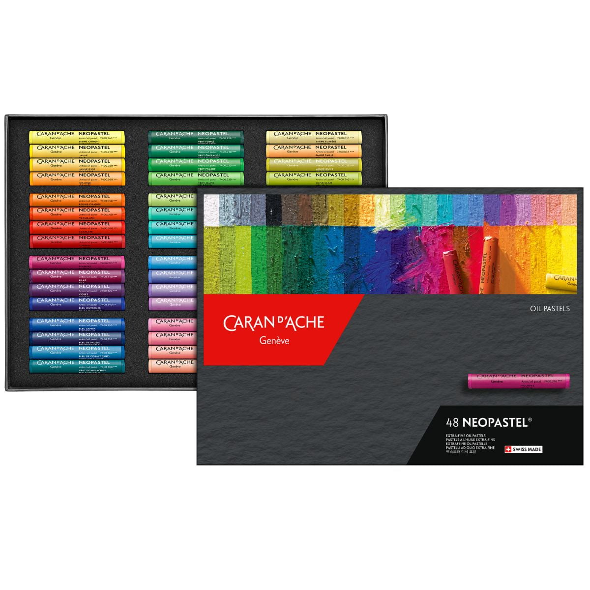 Pasteles Extra Finos Neopastel Caran d Ache Set 48 Colores | Lider