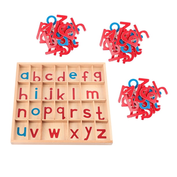 Material De Aprendizaje De Ortografía Preescolar, Juguete Montessori, 3 ...