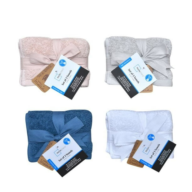 Set 3 Toalla 30x30cm 100% Algodón surtido | Lider