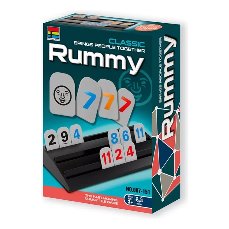 Rummy Cube - Juego familiar clásico para 6 jugadores, a partir de 8 ...