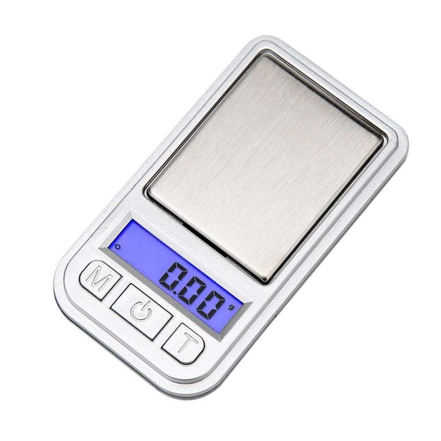 Mini Gramera Pesa De Bolsillo Digital Precision 0,01-200g plateado | Lider