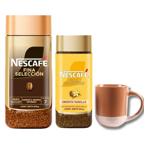 Pack Cafe Nescafe Fina seleccion 200g + Fina selección Vainilla 95g ...