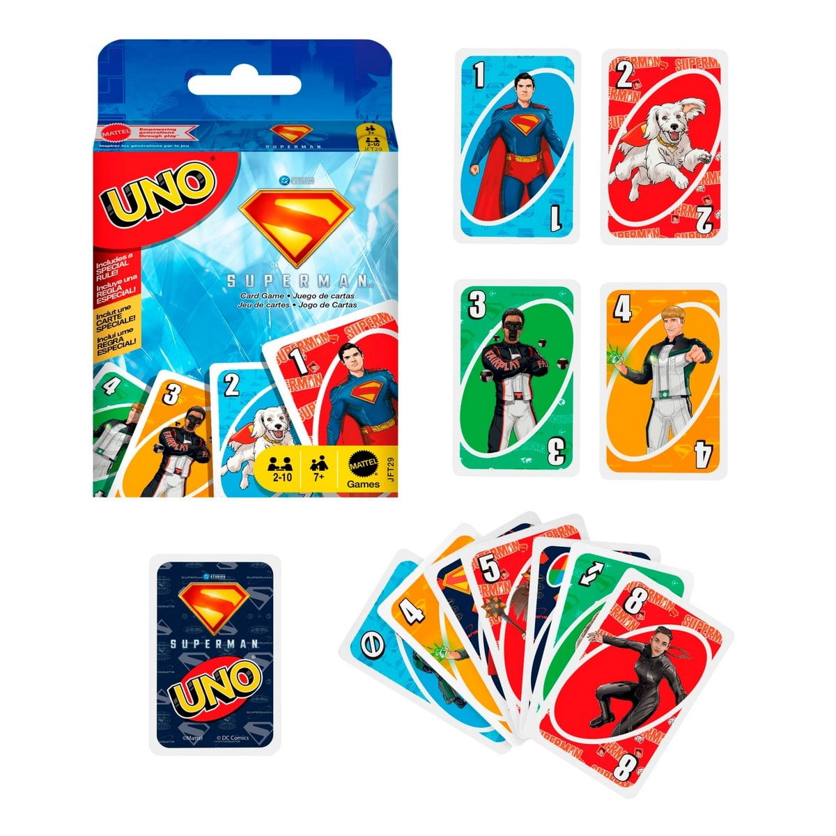 UNO JUEGO DE CARTAS SUPERMAN | Lider