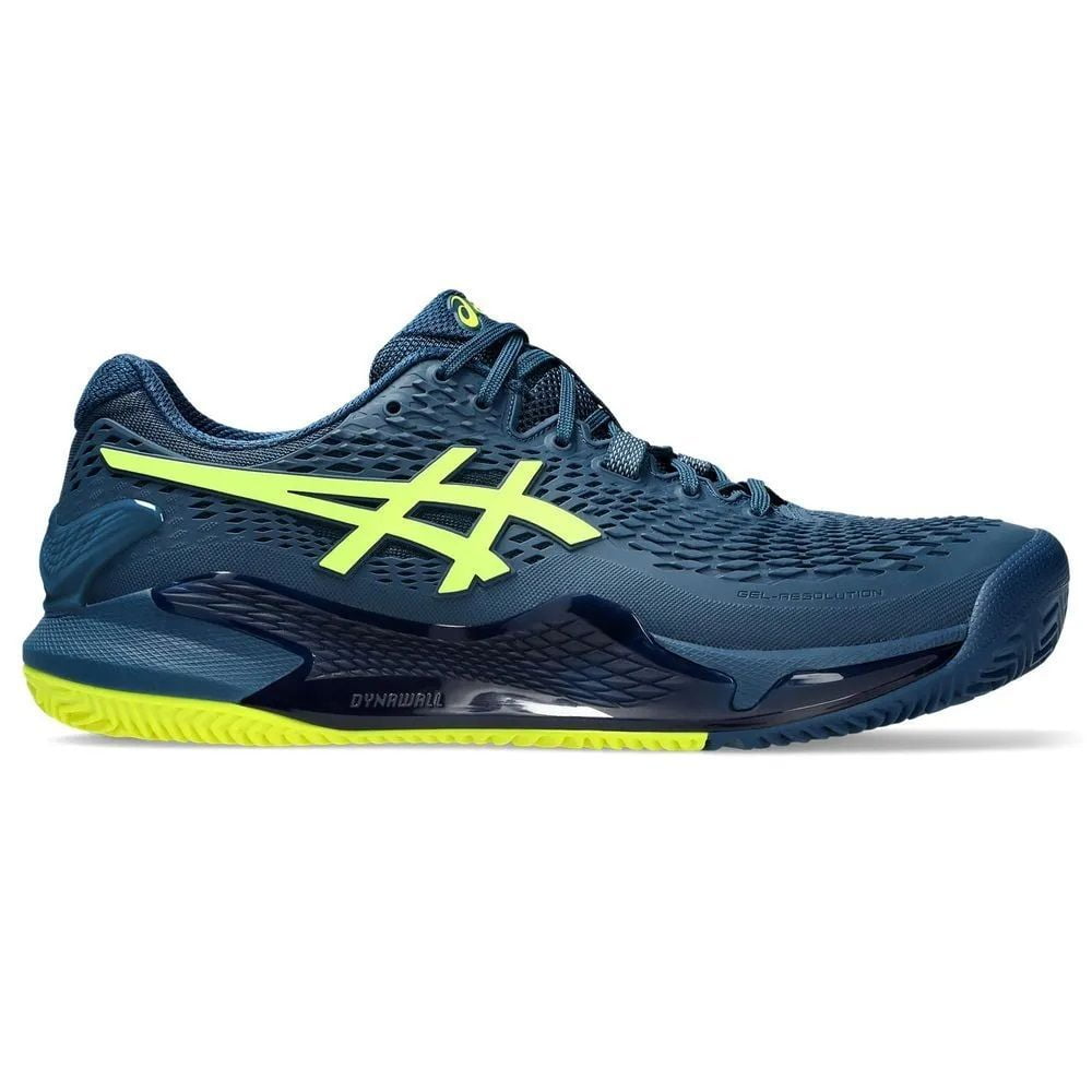 Zapatilla Asics Gel Resolution 9 Clay Mako Blue Tenis Padel | Lider