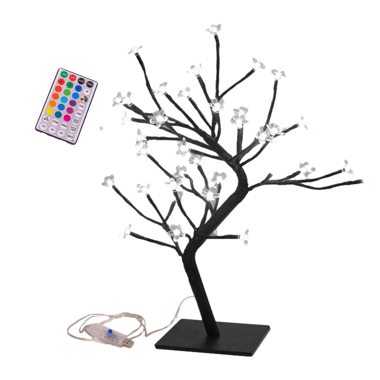 Lámpara De Mesa De árbol LED Luz De Ambiente Luz De Rama LED Para ...