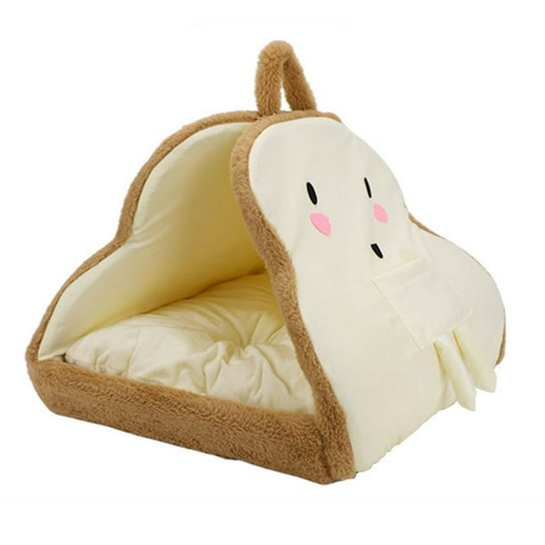 Cama Para Gatos Y Mascotas Cute Toast, Cómoda Cama Para Gatitos Para ...