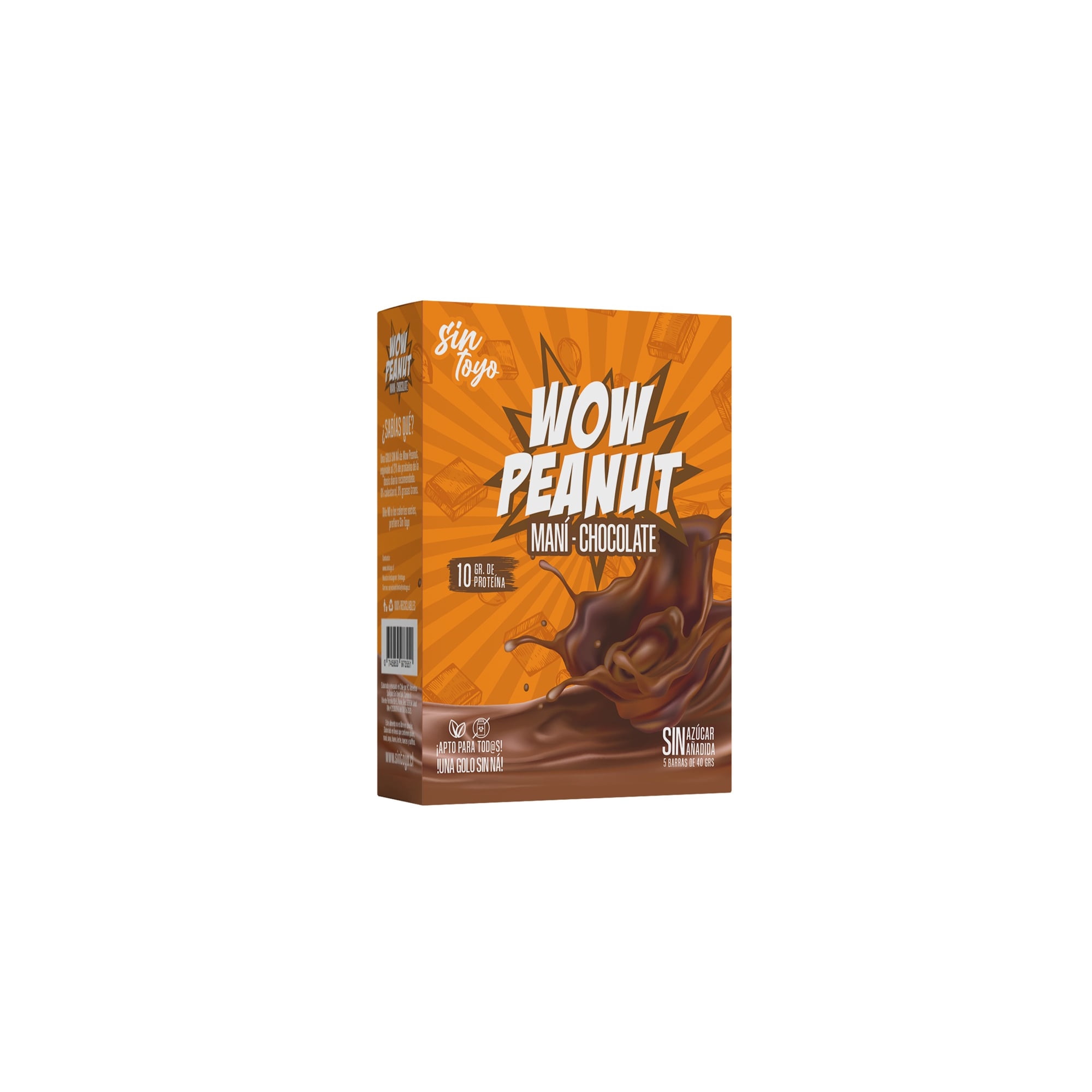 Wow Peanut display 5 unidades - Sin Azúcar añadida | Lider