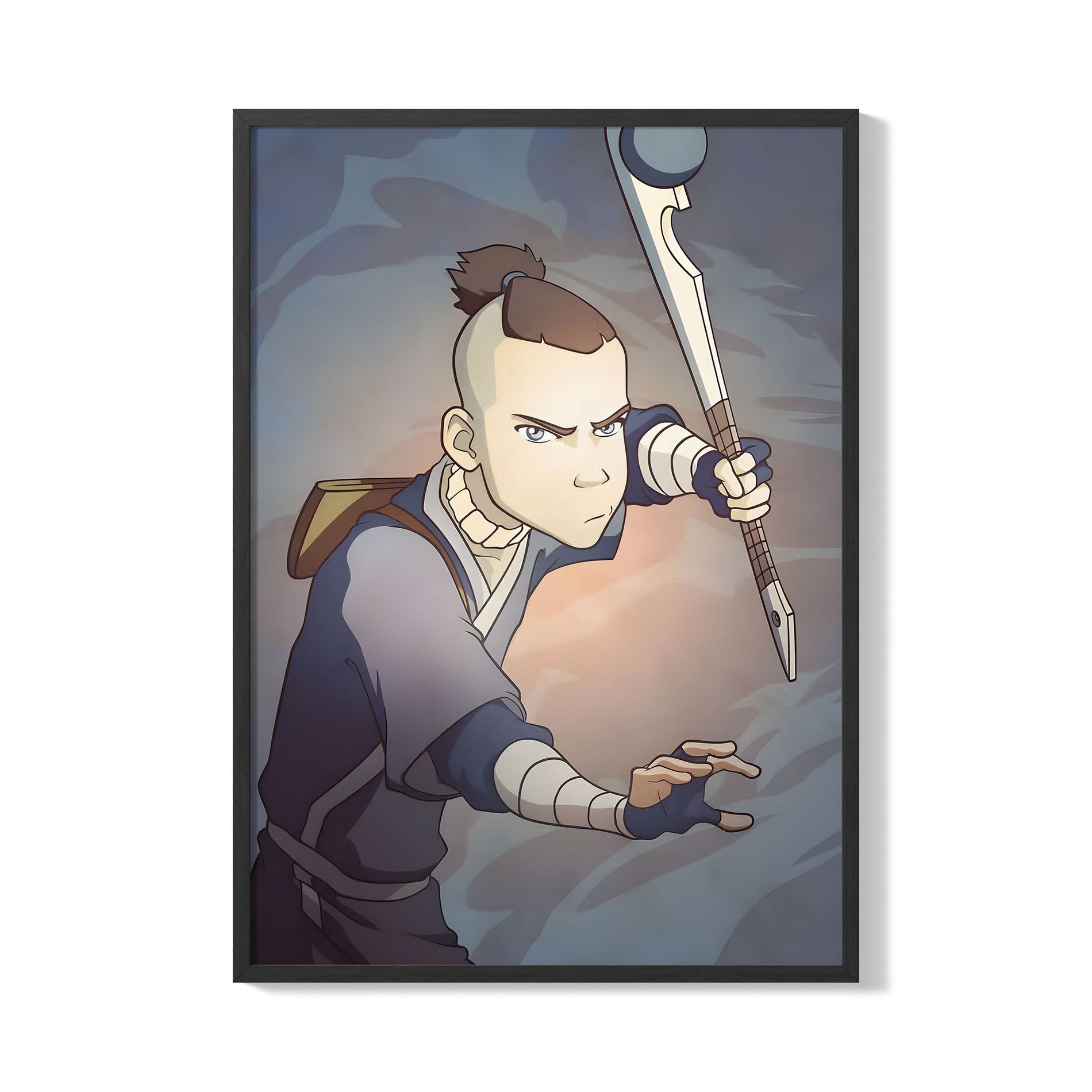 Cuadro Poster Enmarcado Avatar Sokka Decorativo | Lider
