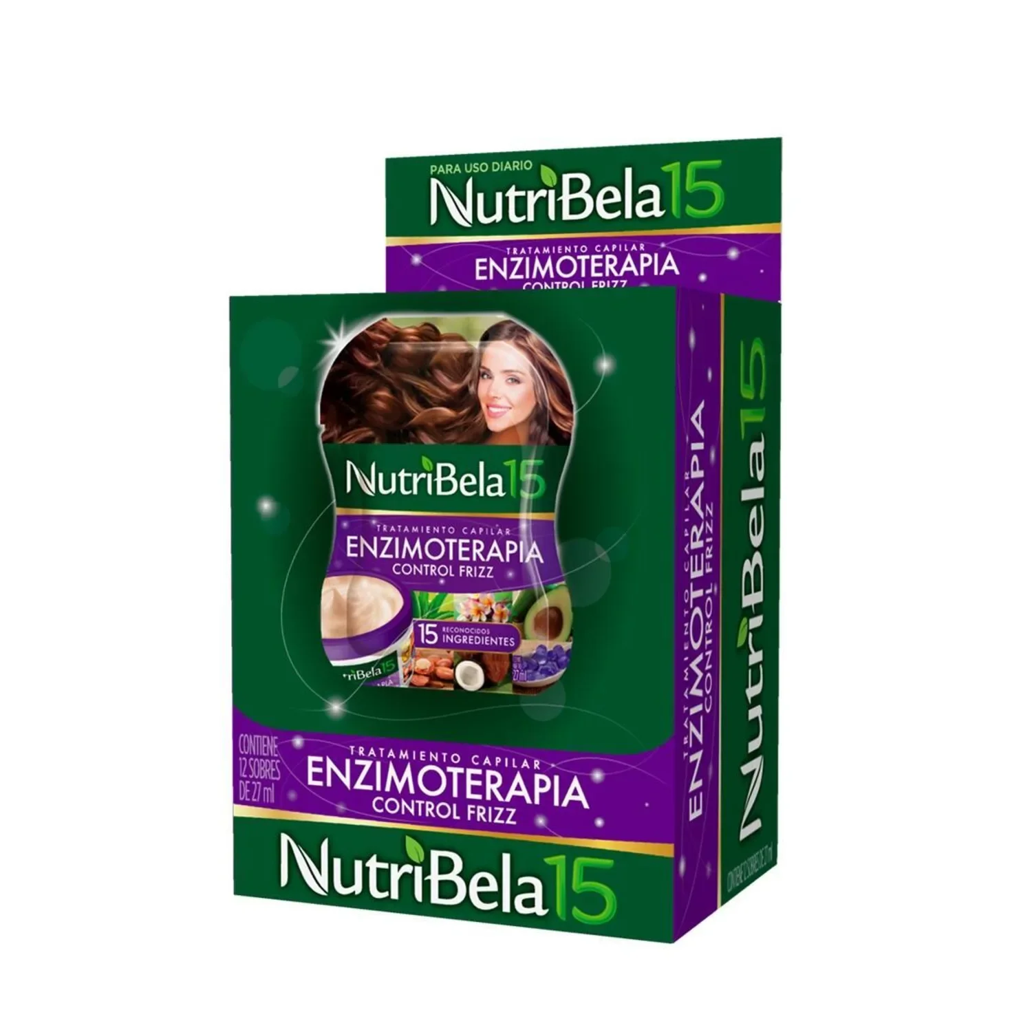 NUTRIBELA PACK 12 TRATAMIENTO CAPILAR EIMOTE FRIZZ 27ML C/U | Lider