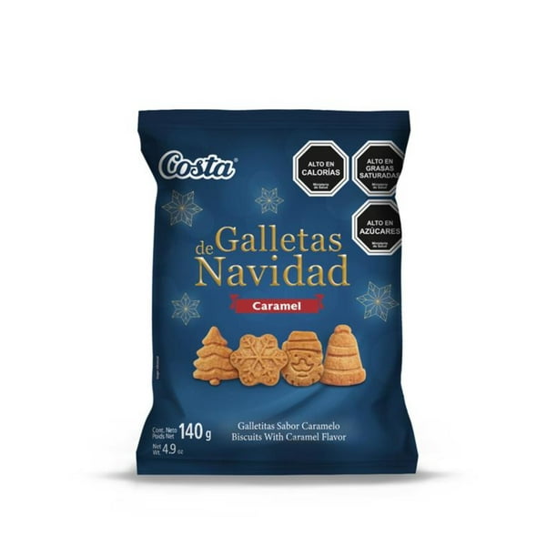 Galleta Navidad Mini Caramel, 140 g | Lider