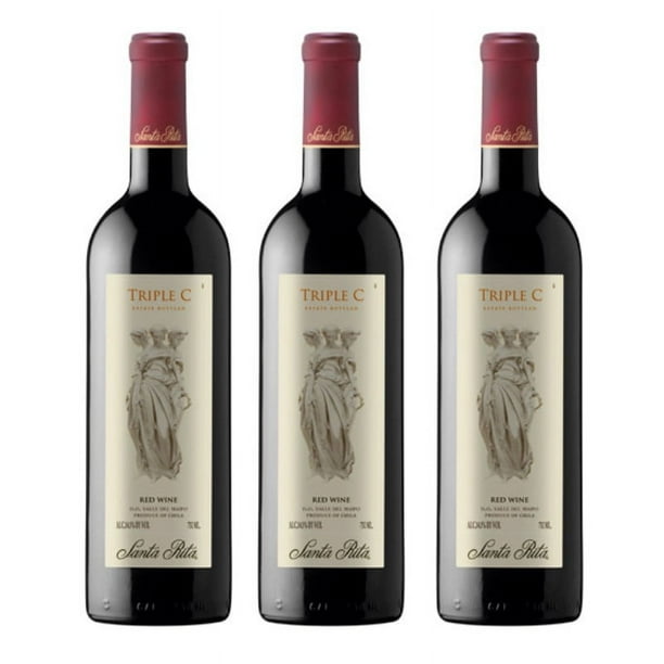 3 Vinos Mix Triple C Ensamblaje, 750 ml, 13.6% | Lider