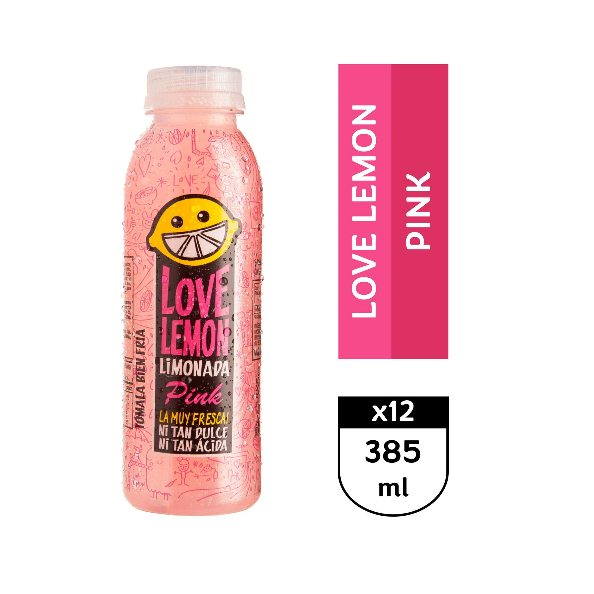 Love Lemon Pink 12 x 385 ml | Lider