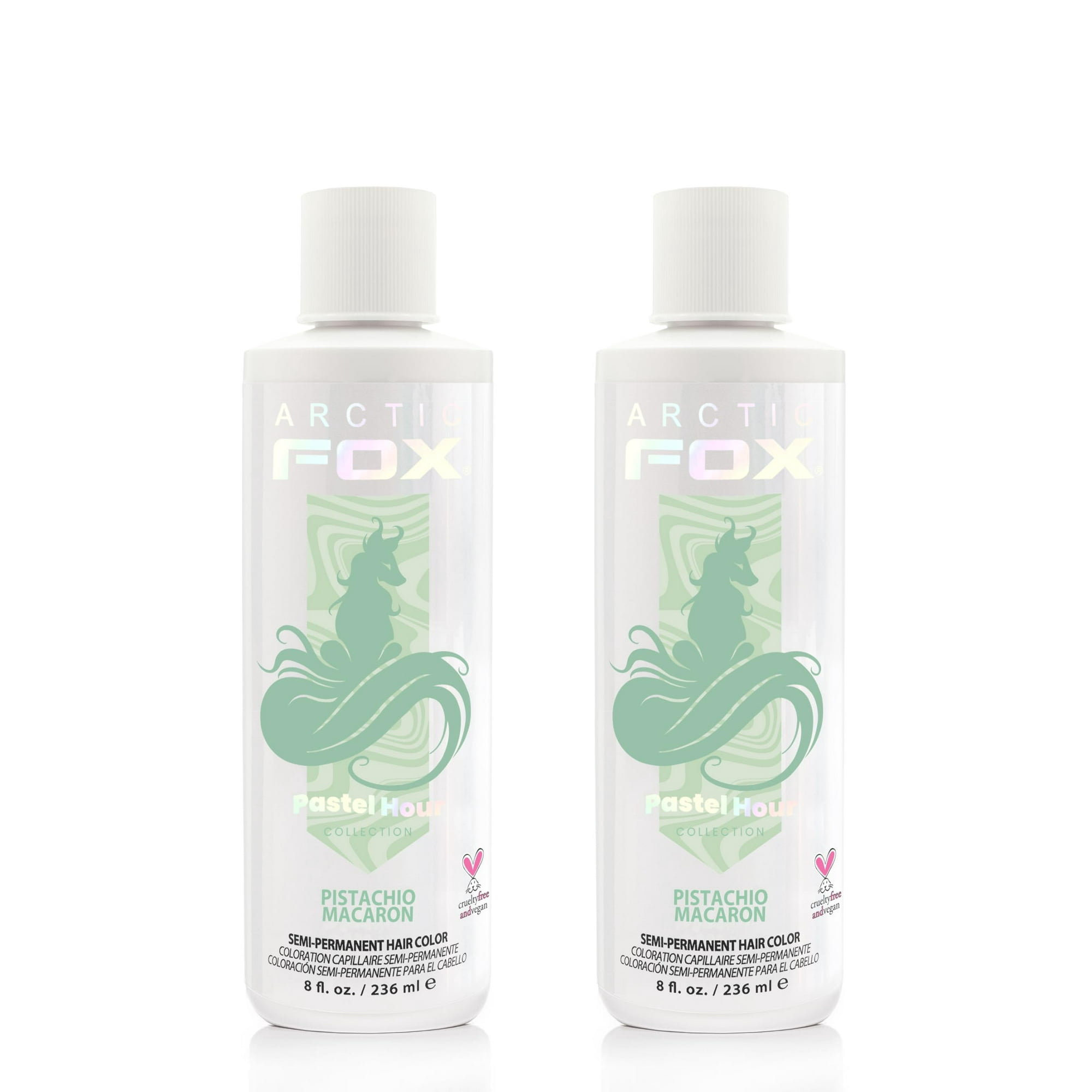 Tinte para el cabello ARCTIC FOX PISTACHIO MACARON 240 ml (paquete de 2 ...