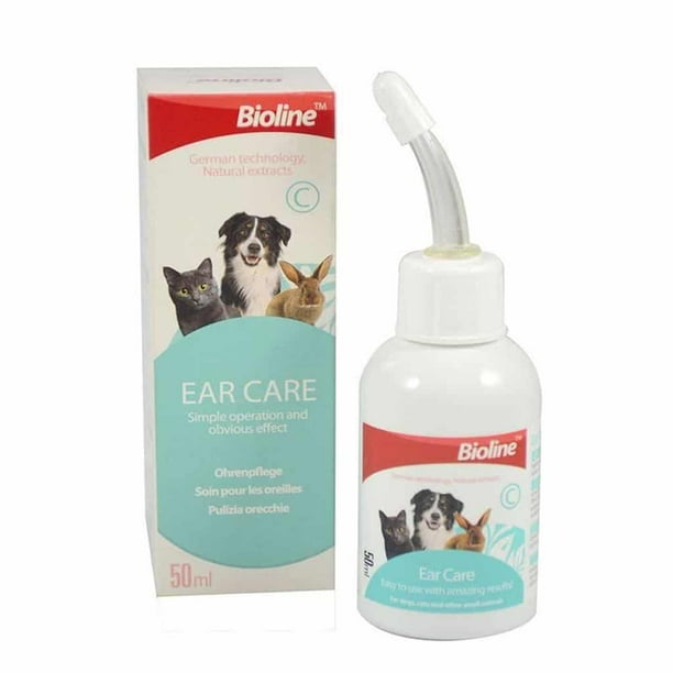 Bioline Gel Cuidado de Oidos Perros y Gatos Ear Care, 50ml | Lider