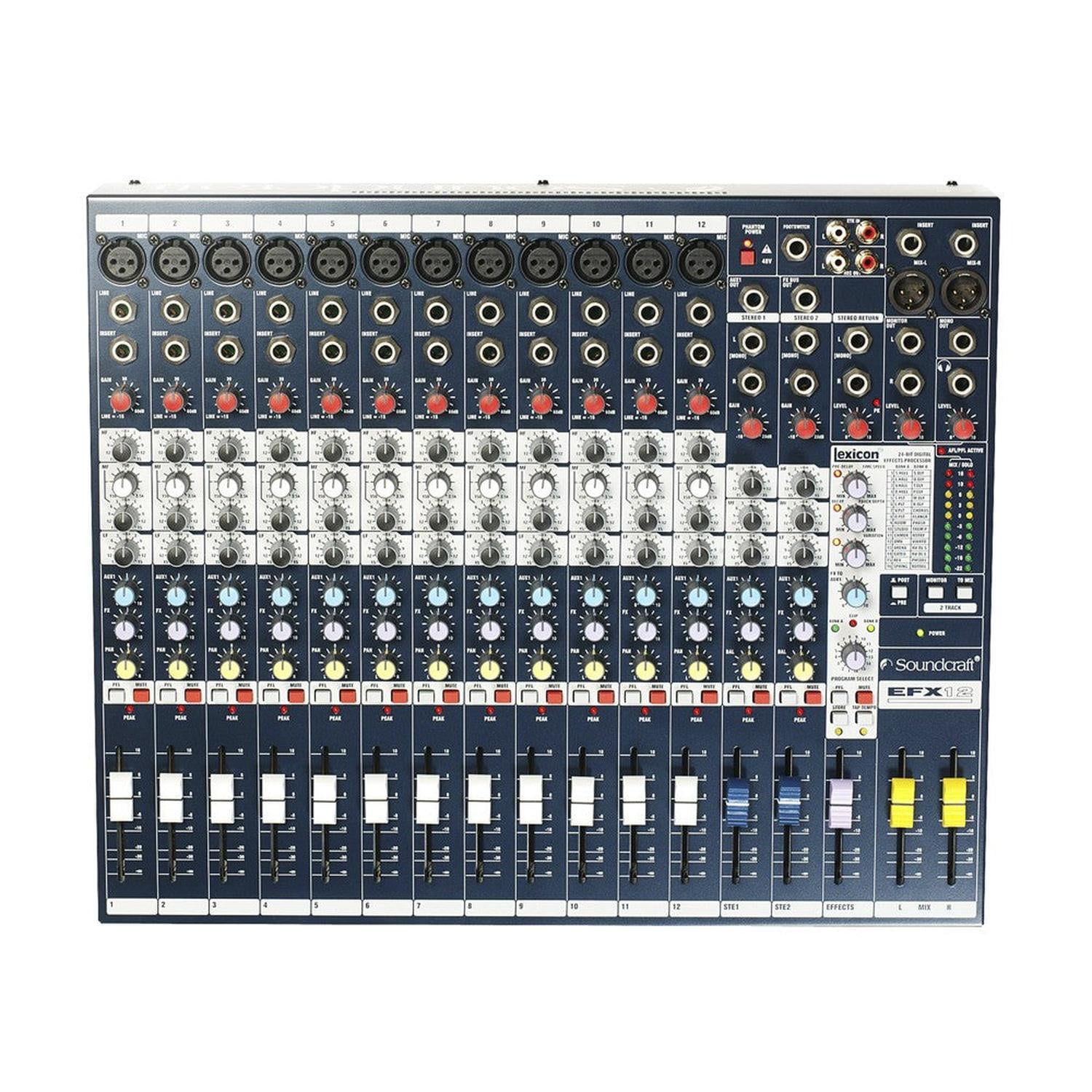 CONSOLA ANALOGA SOUNDCRAFT EFX12 azul oscuro | Lider