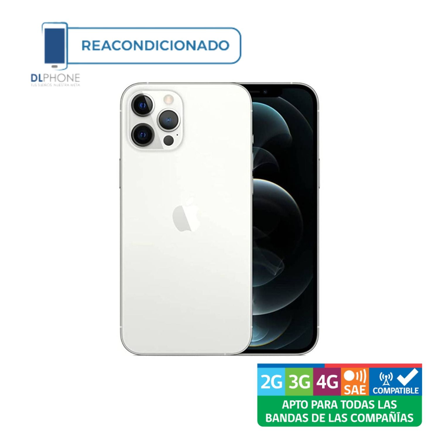 Apple Iphone 12 Pro de 128gb Blanco Reacondicionado | Lider