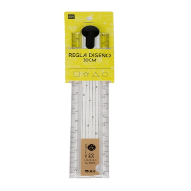 Regla con Figuras para Dibujo 30cm | Lider