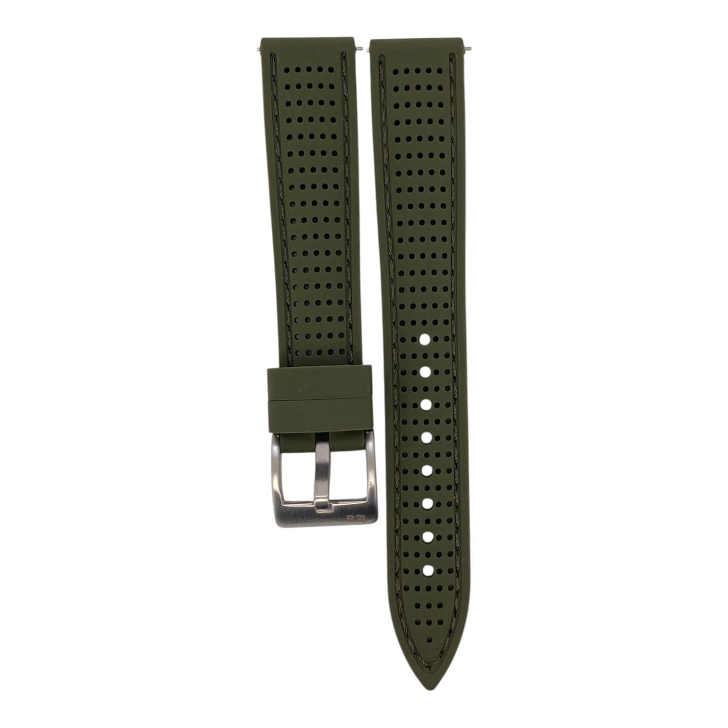 Correa Reloj Silicona R24 DDJX Variedad Colores Y Medidas verde 18 | Lider