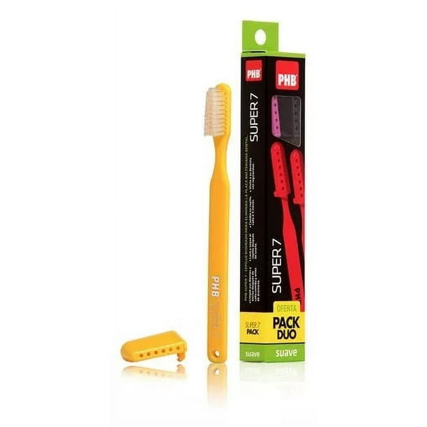 Pack Cepillo De Dientes Phb Super 7 Suave 2 Unidades | Lider