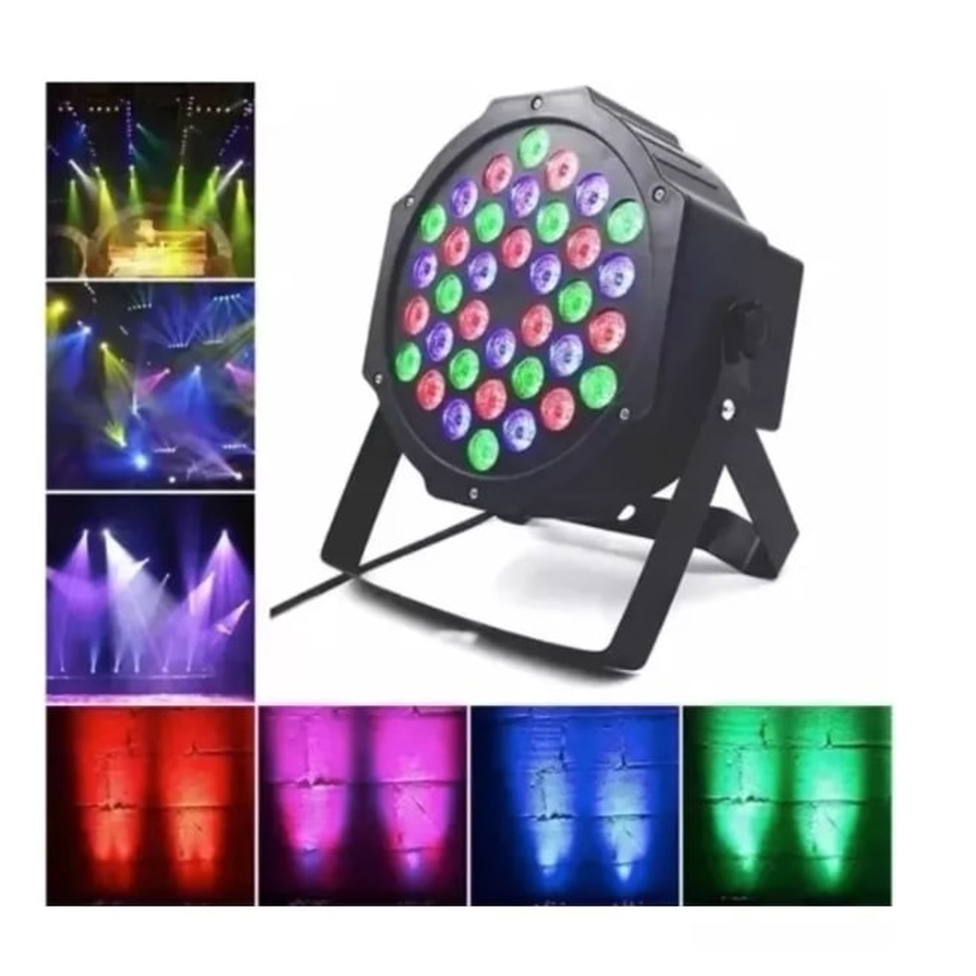 Foco Led 36 Dmx Rgb Disco Fiesta Luces Cumpleaños | Lider