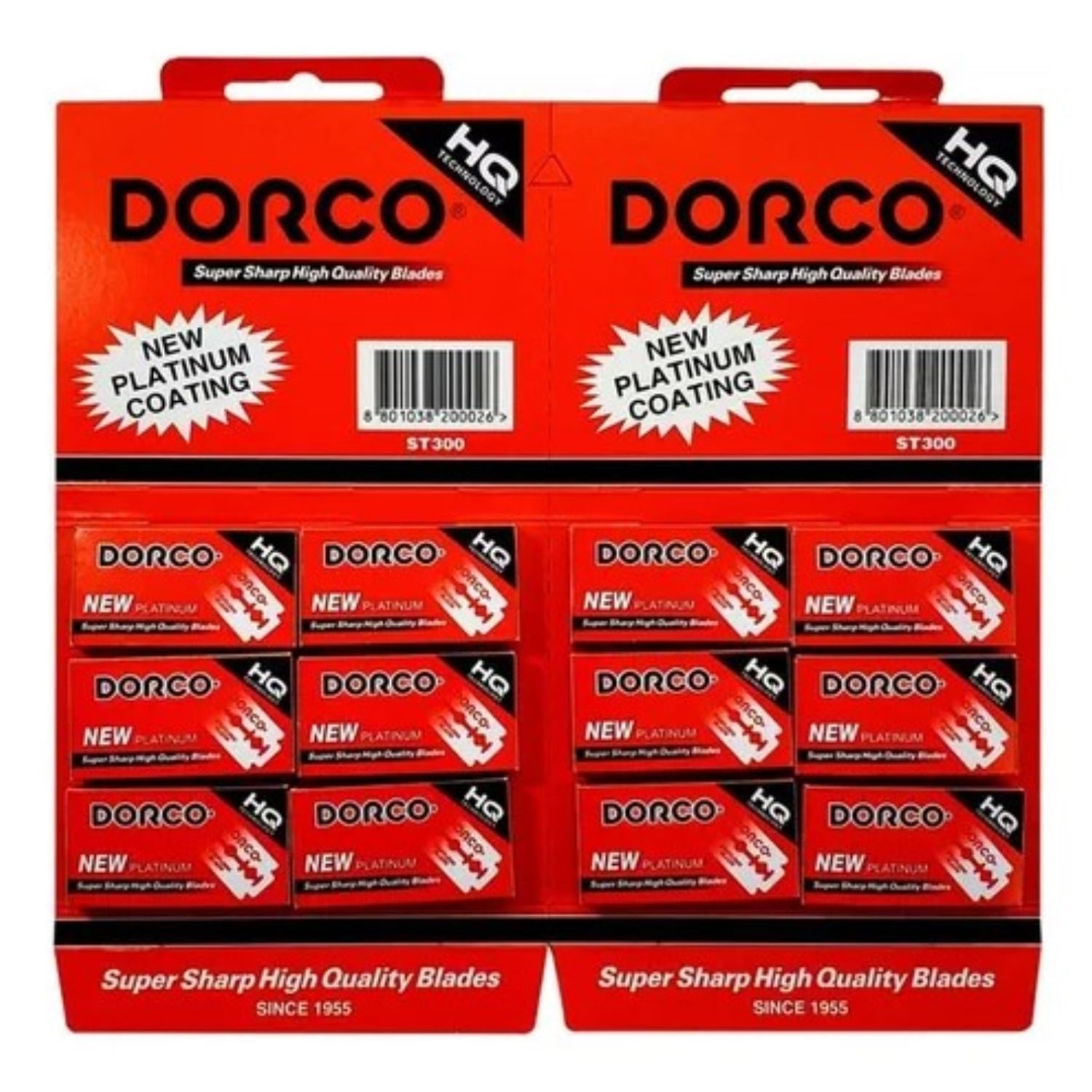 120 Hoja De Afeitar Para Navajas / Navajin Dorco Rojo | Lider