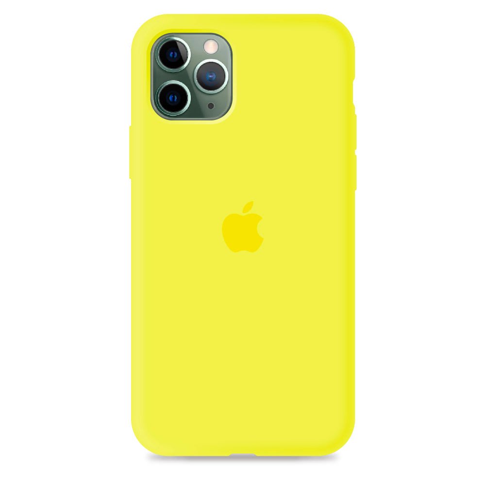 Carcasa Silicona Iphone 11 Pro Amarillo Flash | Lider