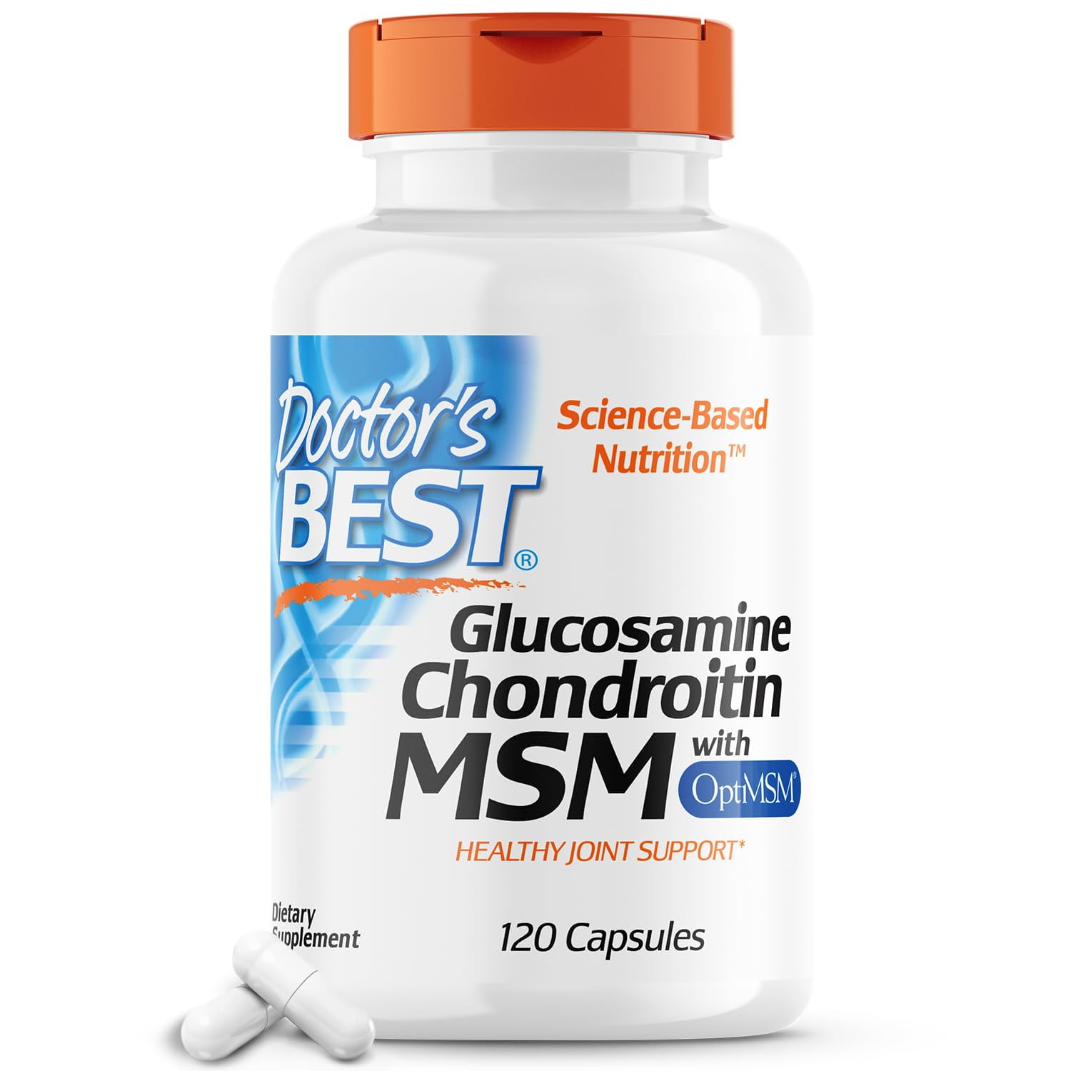 Supplement Doctor's Best Glucosamina y condroitina MSM 120 cápsulas | Lider