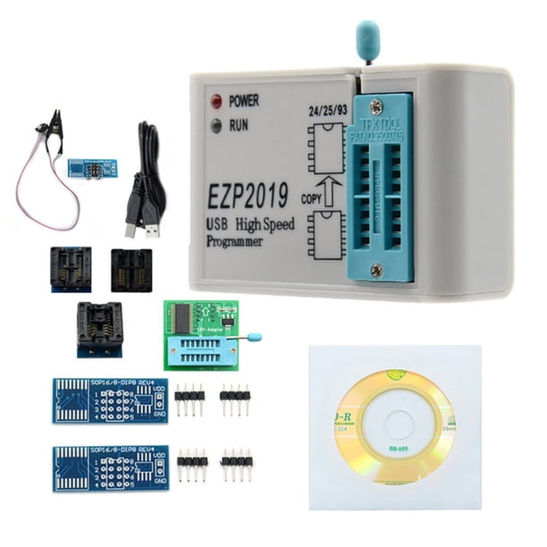 Ezp2019 24/25/93 con adaptadores 25T80 Programador USB programable ...