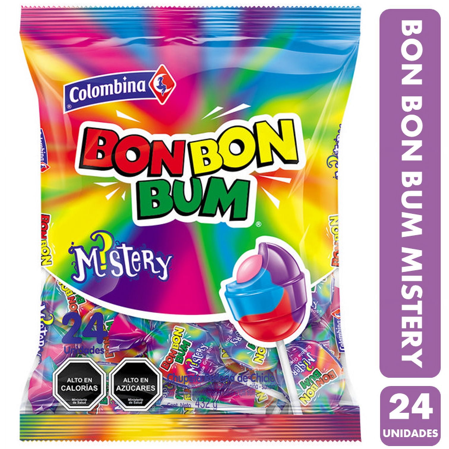 Bon Bon Bum Arcoíris - Multiples Sabores (Bolsa Con 24 Un) | Lider