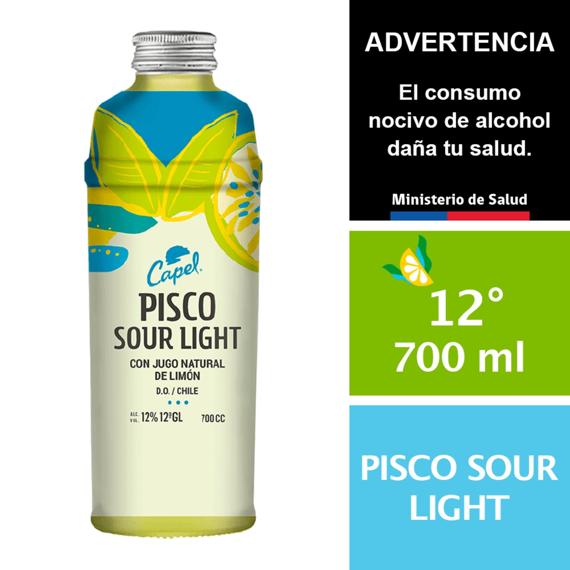 Cóctel Pisco Sour Light 12° Botella, 700 ml | Lider
