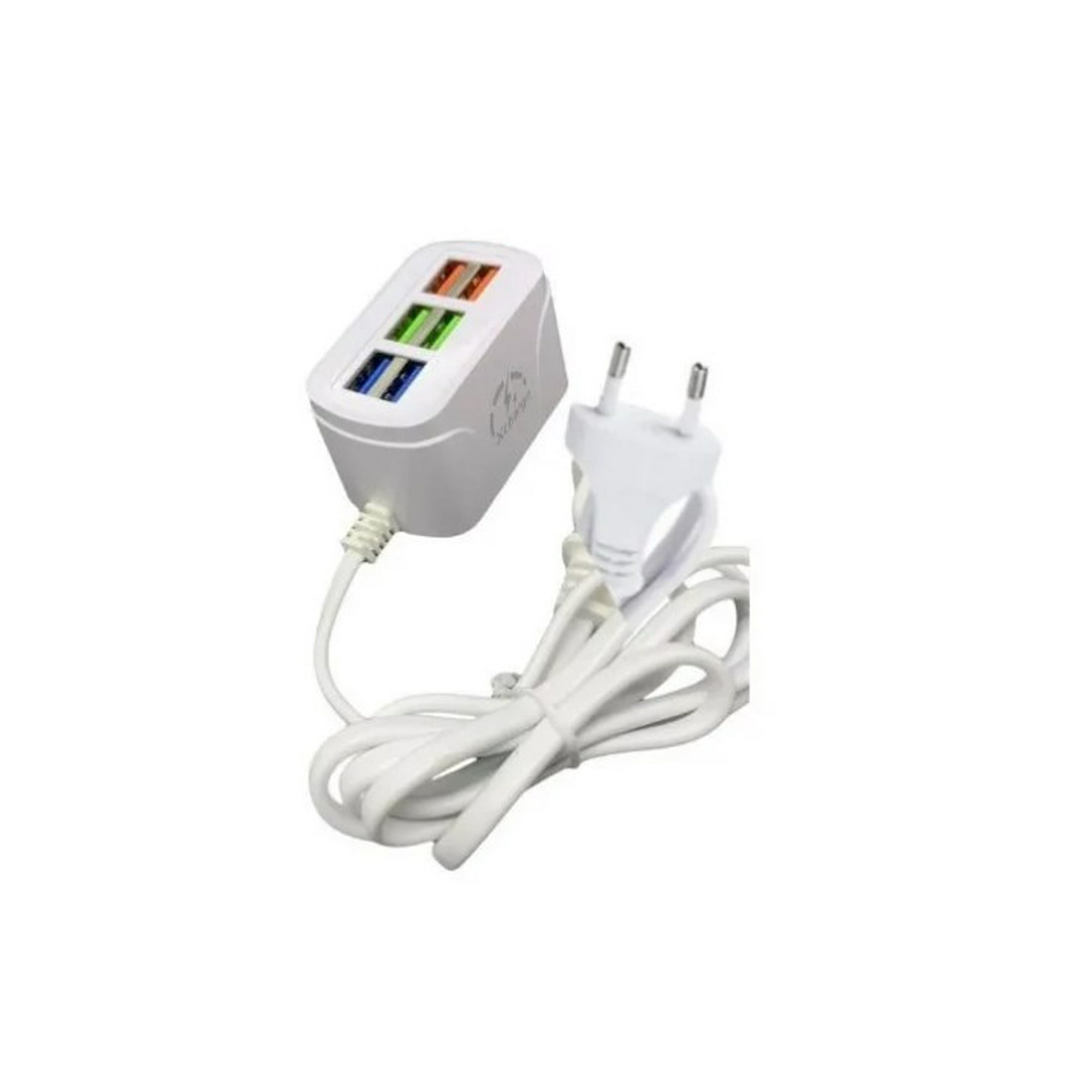 Hub Alargador 6 Puertos Usb 3.1 A Carga Rápida Enchufe 220v | Lider