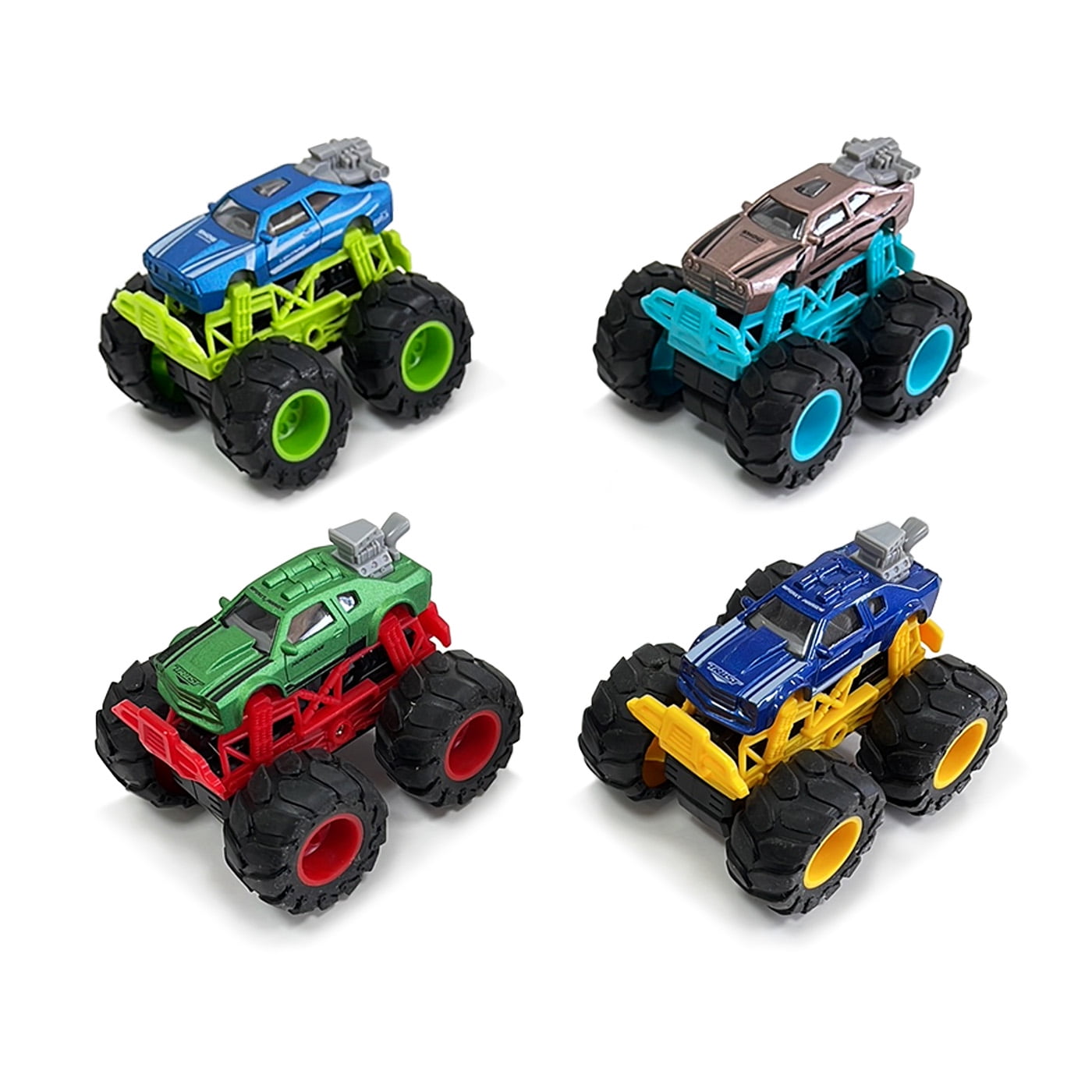 Auto Monster Pull Back 4 Modelos Surtidos | Lider