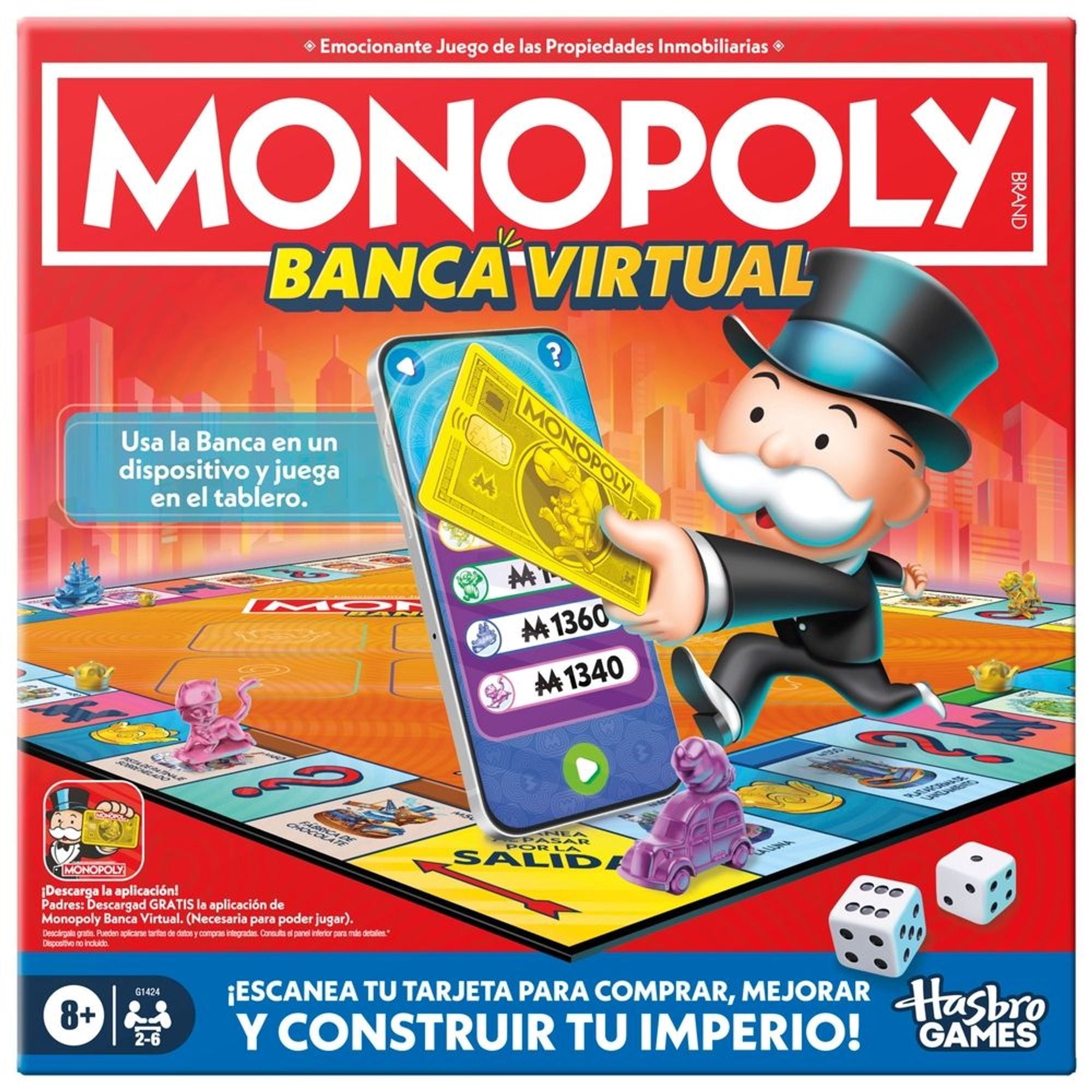 Juego De Mesa Monopoly Banco Virtual