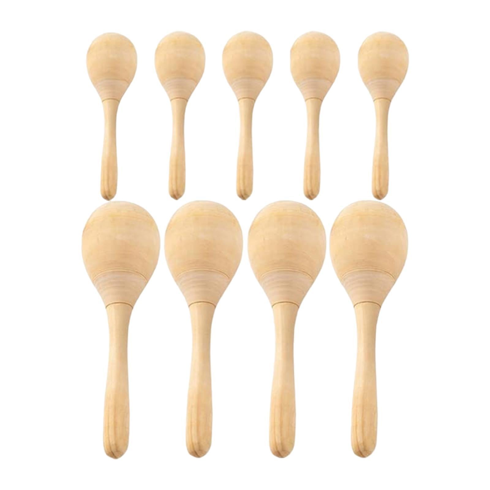 Maracas De Madera Pintadas A Mano Para Hacer Tú Mismo, Para Regalar En ...