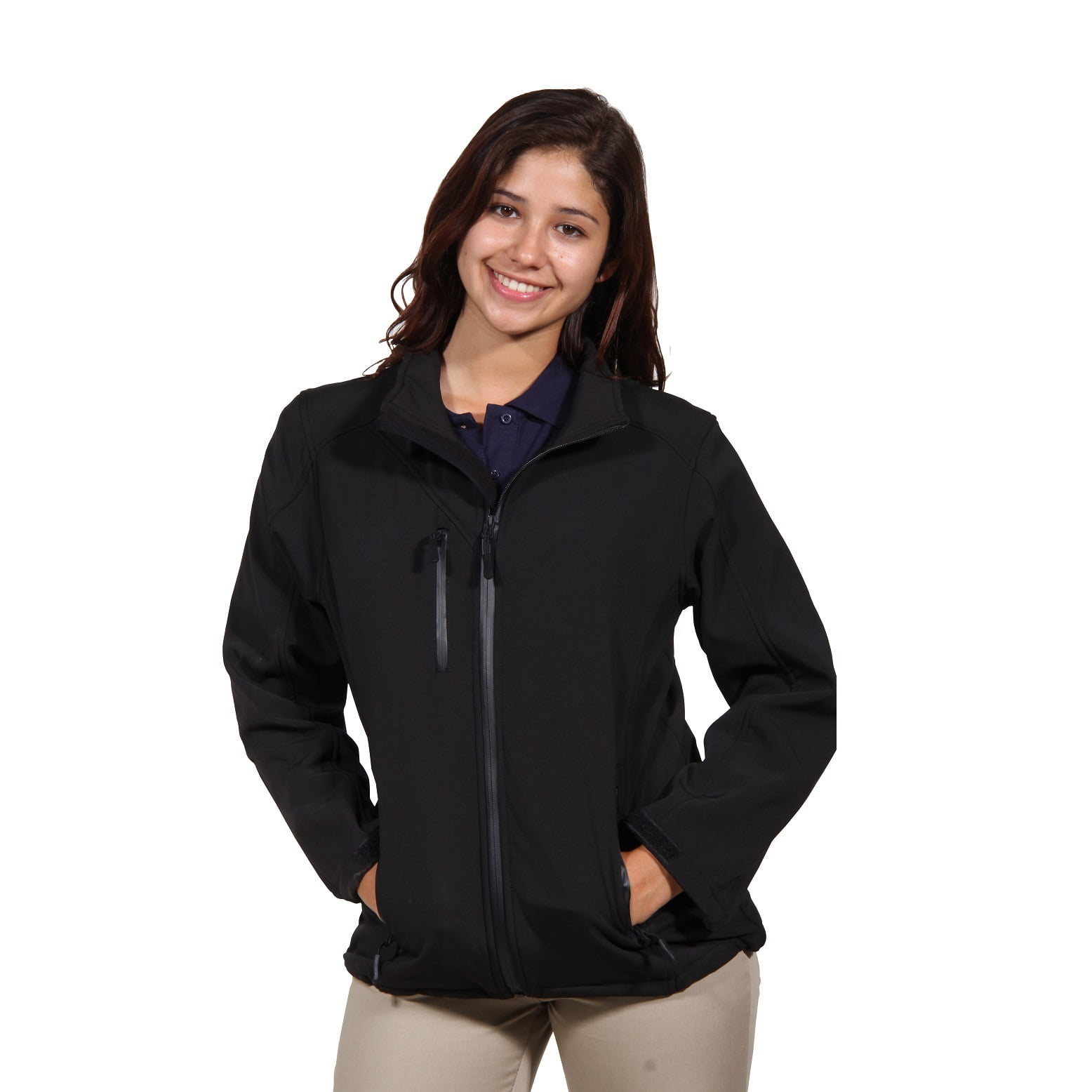 Chaqueta Softshell Mujer Negra | Lider