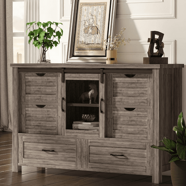Buffet Aparador Rustico Roble | Lider