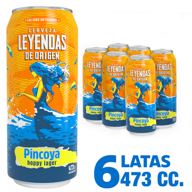 Cerveza Leyendas De Origen Pincoya Pack x6 Lata 473 ml | Lider