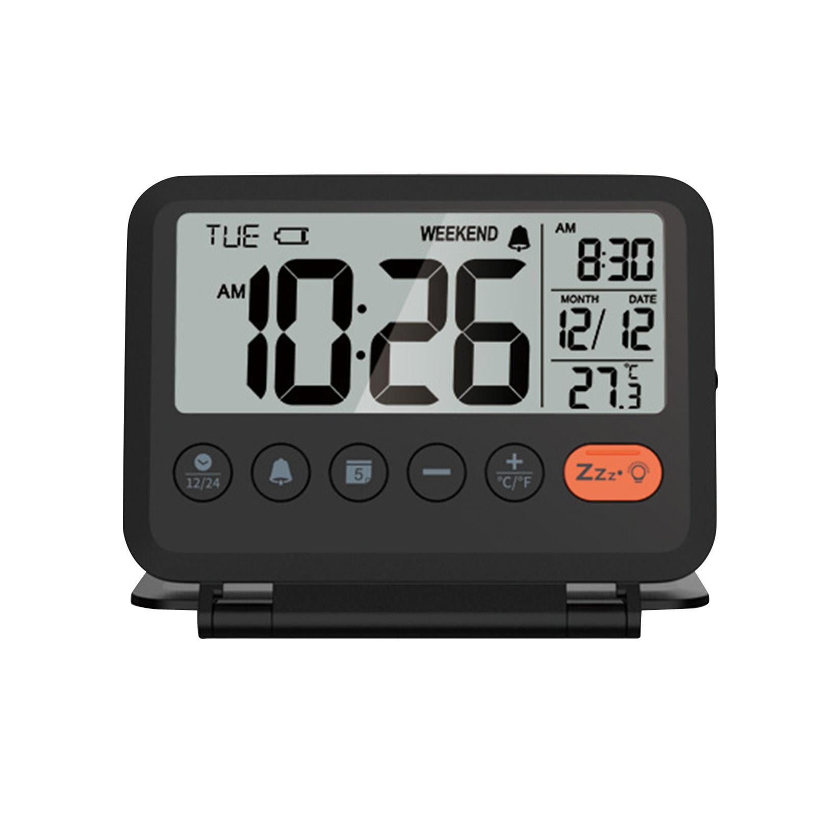 Reloj De Escritorio LCD Relojes De Mesa De Escritorio Plegables Para ...