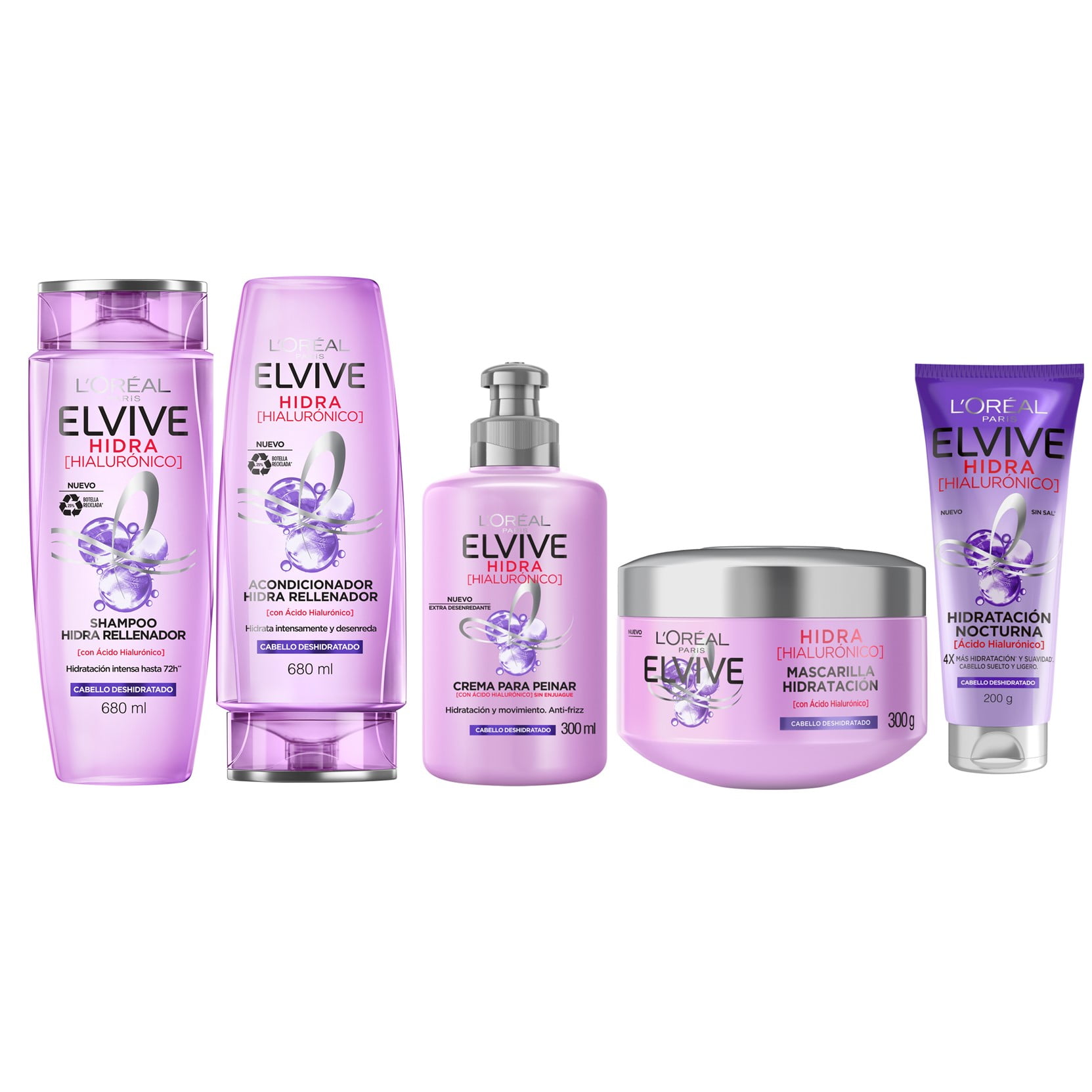 Pack Elvive Hidra Hialuronico 5 Pasos | Lider