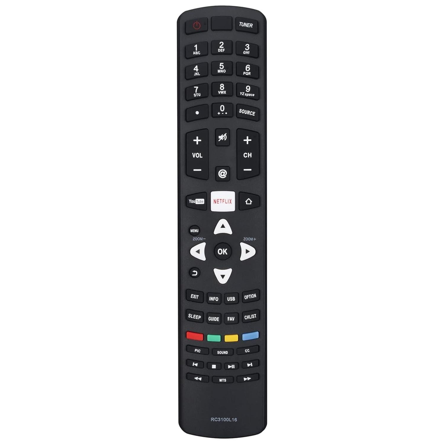 Control Remoto Universal Para Tv Tcl Negro | Lider