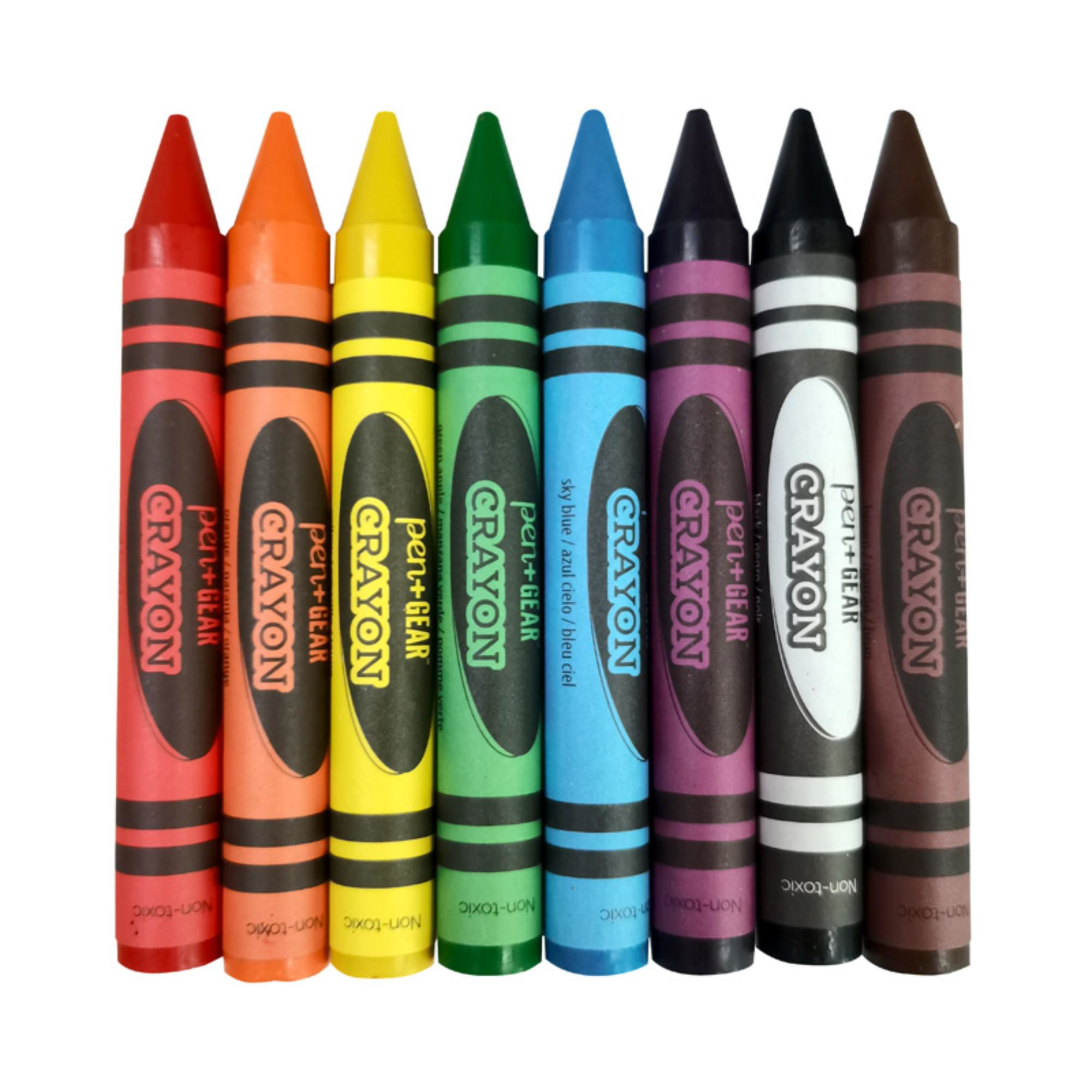 Lápices de cera jumbo 8 colores | Lider