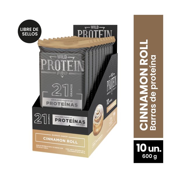 WILD PROTEIN PRO BAR PROTEINA CINNAMON 60g 10U | Lider