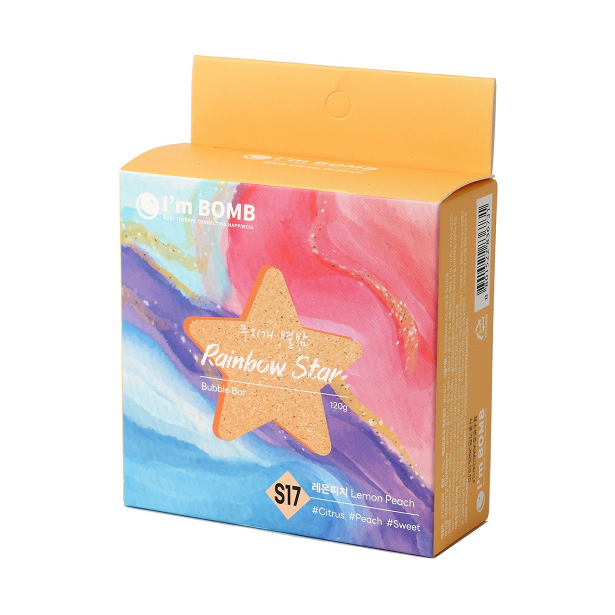 Bomba De Tina Rainbow Lemon Peach 120g Im Bomb | Lider