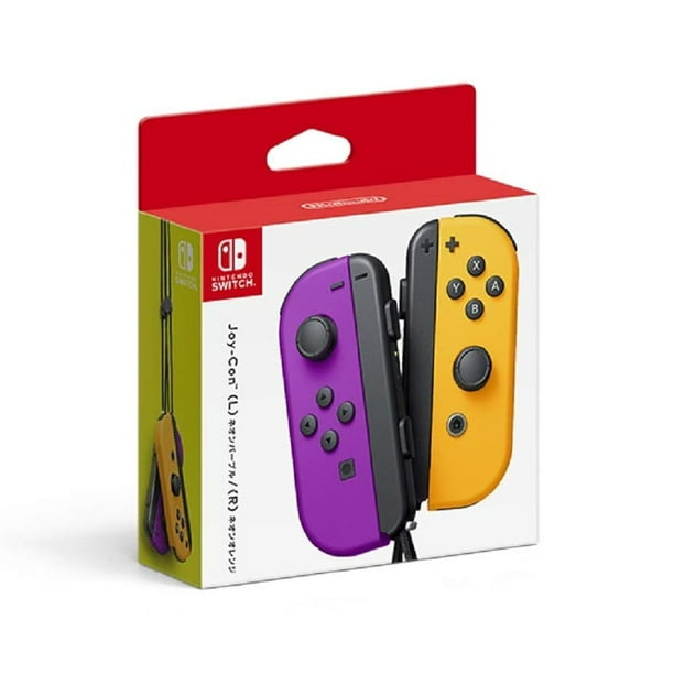 Joy-Con Morado Neon (L) / Naranjo Neon (R) (JP Import) | Lider