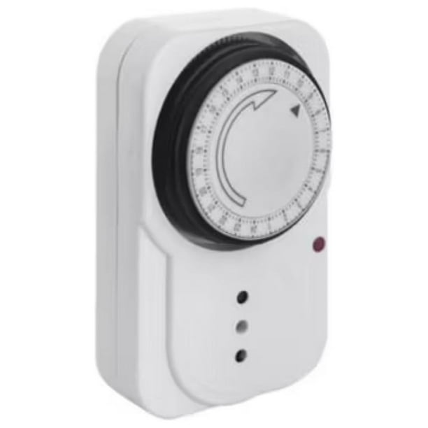 Pack 2 Timer Analogo 2300w Temporizador 24 Horas Blanco | Lider