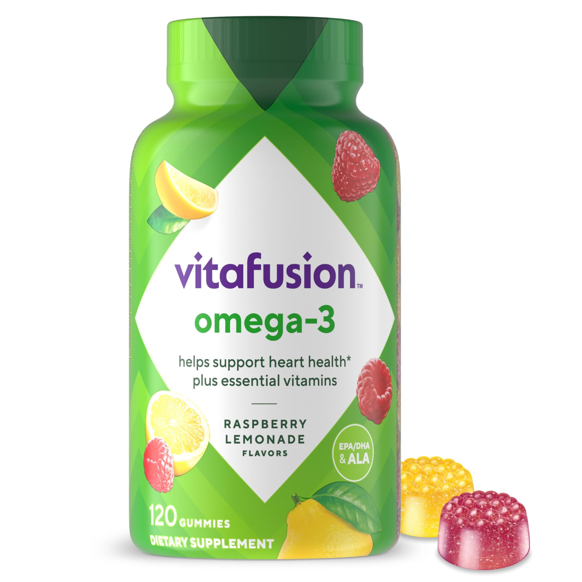 Suplemento Vitafusion en gomitas con omega 3, 120 unidades | Lider