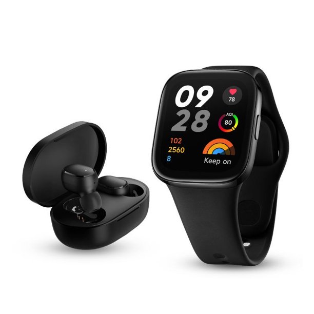 Smartwatch Redmi Watch 3 Negro + Redmi Buds Essential | Lider