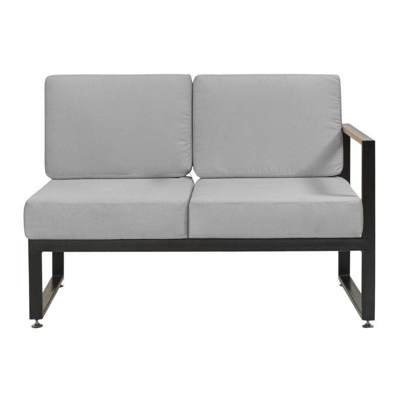 Sofá 2C Derecho Ulmo Gris Perla | Lider