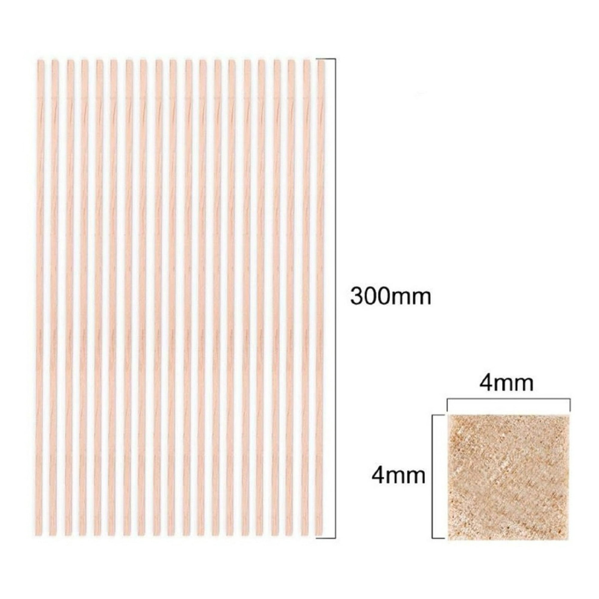 Madera De Balsa 300 X 4 X 4mm 20un… | Lider